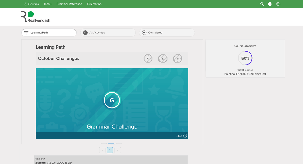 Reallyenglish - 课程概览